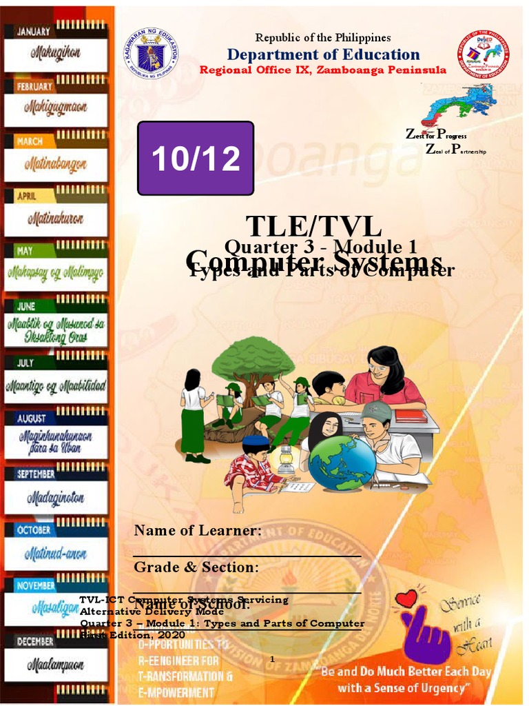 SHS TVL ICT CSS Q3 M1 Edited | PDF | Personal Computers | Input/Output