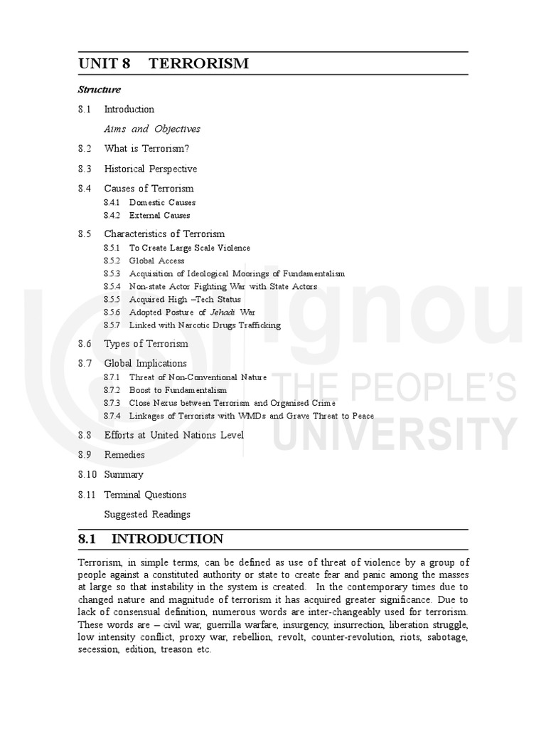Terrorism | PDF | Violence | Rebellions