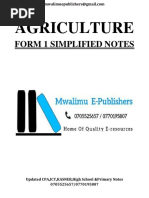 Agriculture Form 2 Notes | PDF | Grafting | Fertilizer