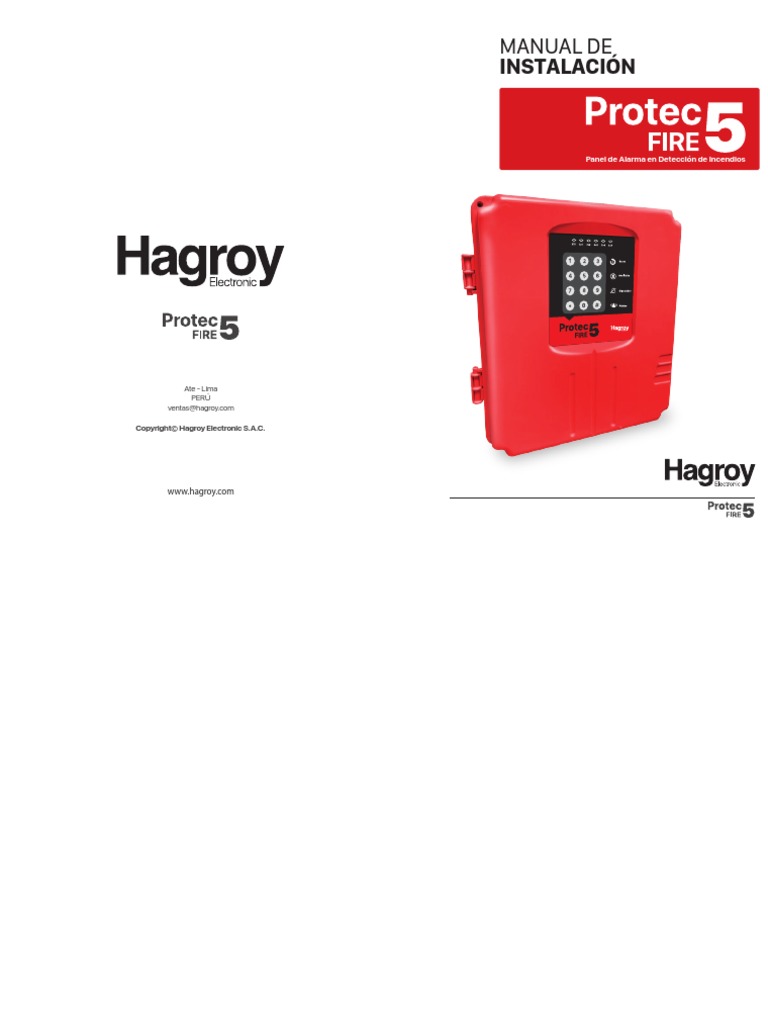 Manual Protec Fire 5 | PDF | Contraseña | Ingenieria Eléctrica