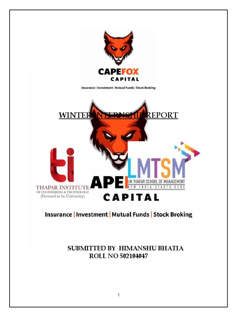 Winter Intership Report | PDF | Insurance | Sampling (Statistics)