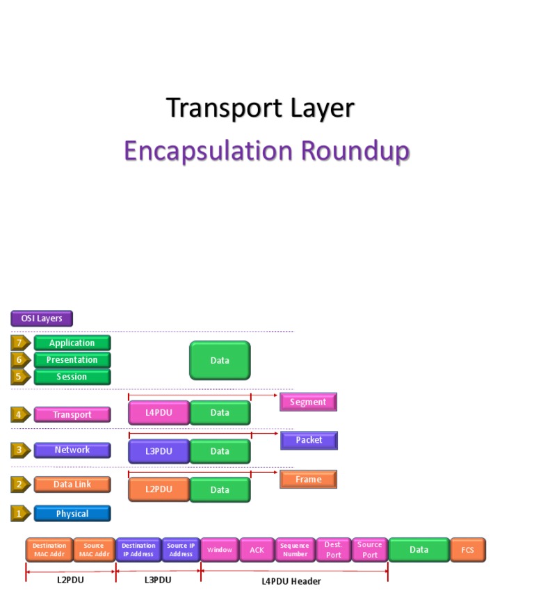 transport layer encapsulation roundup | PDF