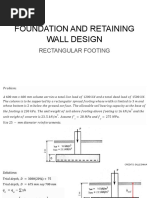 RC Retaining Wall Design Example ACI | PDF | Weight | Force