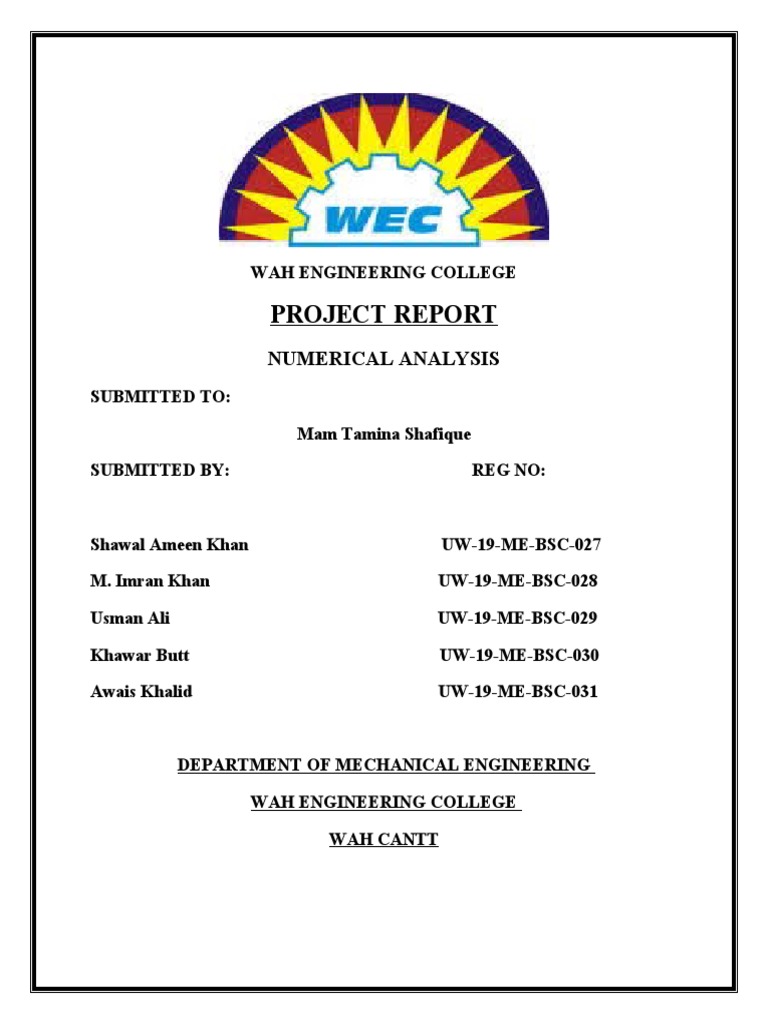 Wah Engineering College Title | PDF