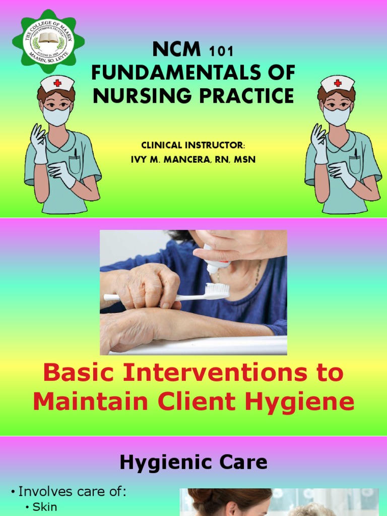 G2 NCM 101 - Hygiene | PDF | Hygiene | Oral Hygiene