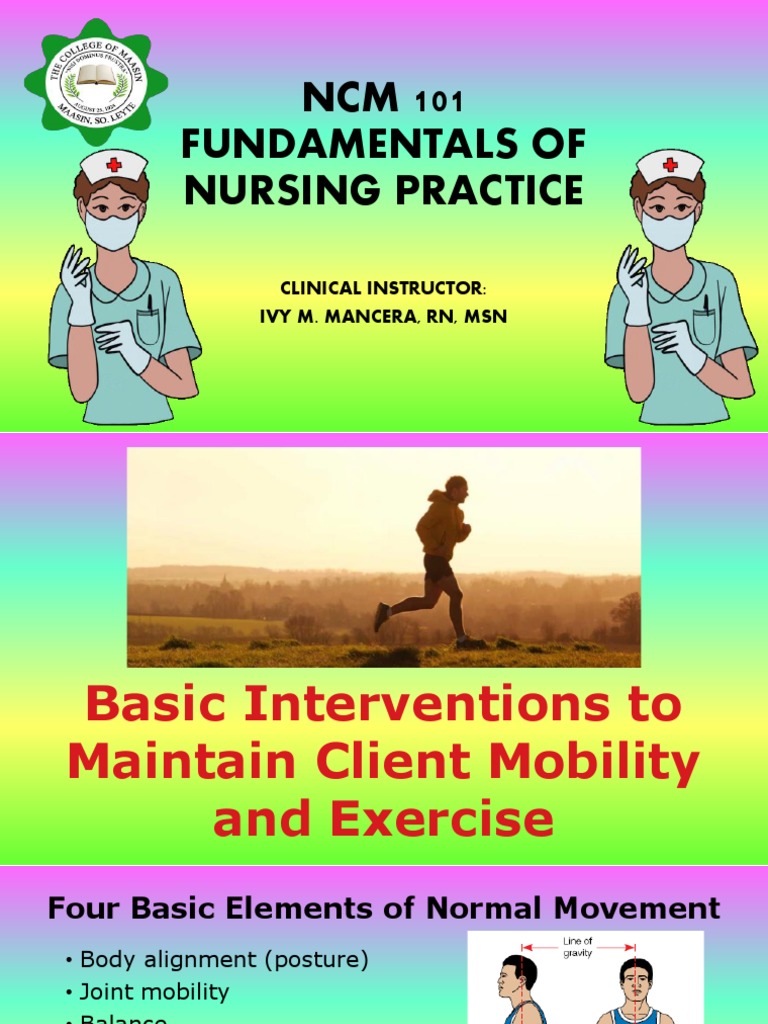 G3 NCM 101 - Mobility and Exercise | PDF | Anatomical Terms Of Motion ...