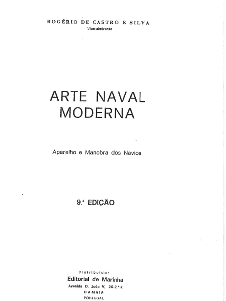 Arte Naval Moderna 9 Edição - Word | PDF