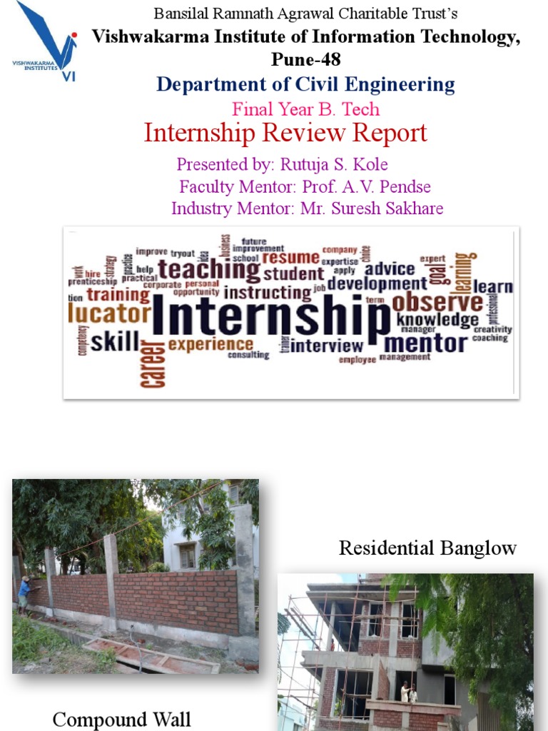 Civil Engineering Internship Report | PDF | Building Engineering ...