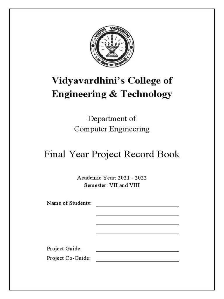 Final Year Project Guidelines 2021-22 | PDF | Engineering | Design