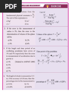 JEE MAINS PHYSICS - Units and Dimensions PYQ | PDF
