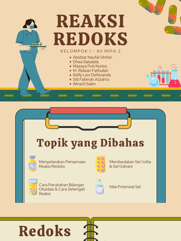 Reaksi Redoks | PDF | Ilmu Sosial | Teknologi & Rekayasa