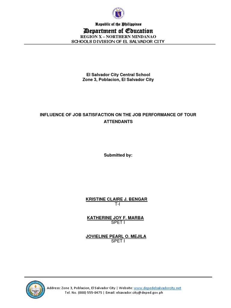 Sped | PDF | Job Satisfaction | Workplace