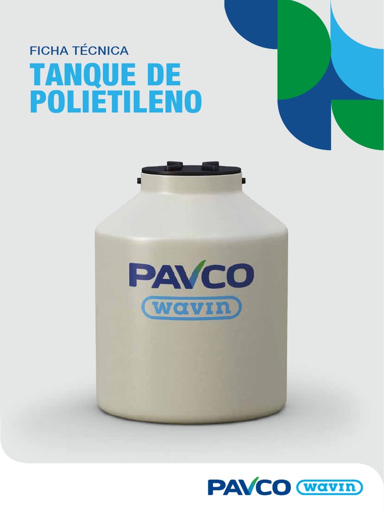 Ficha Tecnica Tanques de Agua Pavco Wavin | PDF | Tanques | Agua