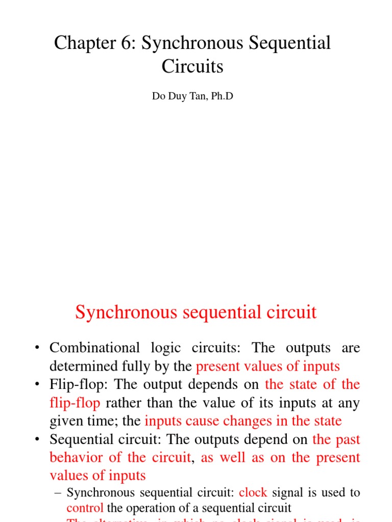 Chapter - 06 - Synchronous Sequential Circuits | PDF | Information Age ... Chapter - 06 - Synchronous Sequential Circuits | PDF | Information Age ...