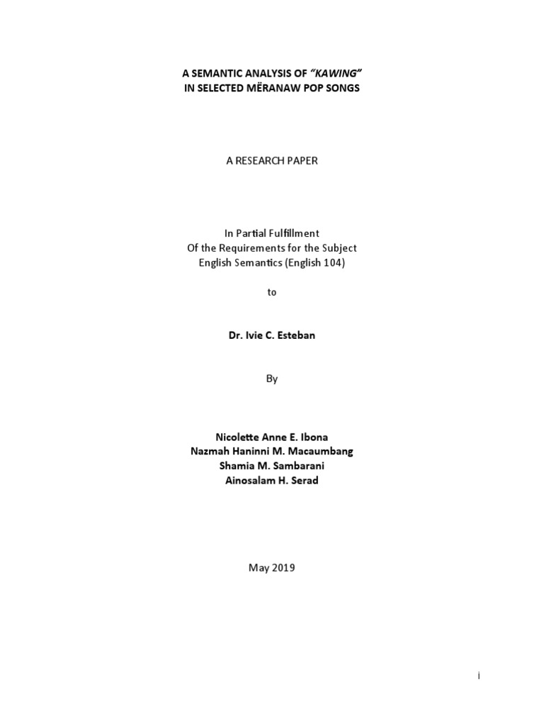 (Abstract) Semantics | PDF | Linguistics | Word