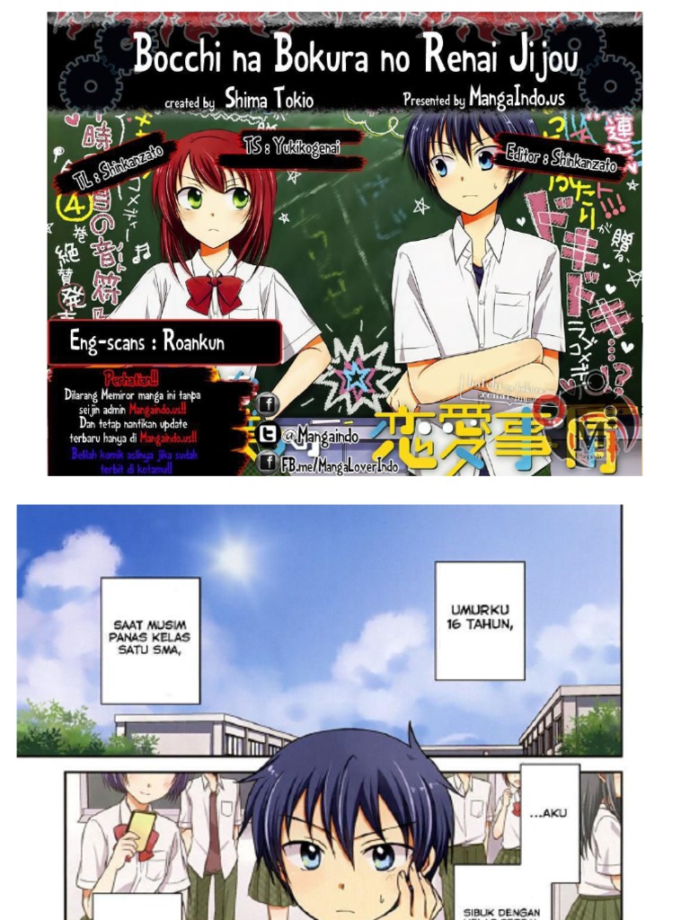 Bocchi Na Bokura No Renai Jijou CH 01 | PDF