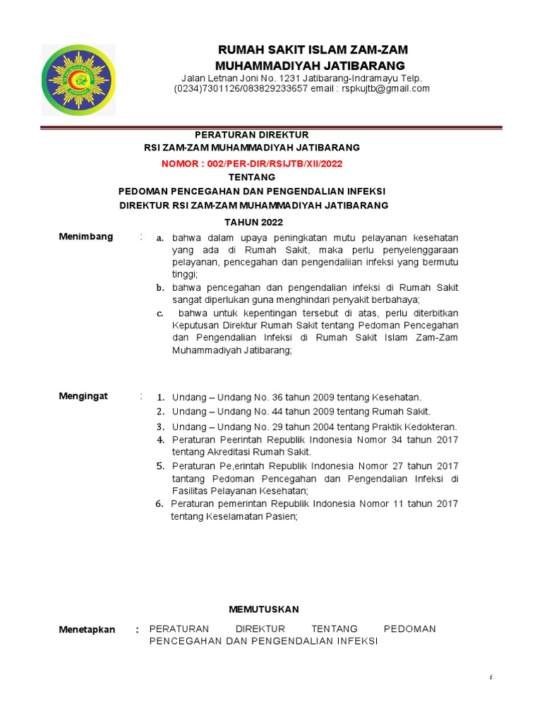 5.pedoman Ppi Rumah Sakit Karitas Weetebula Sumba Barat Daya Ntt. | PDF