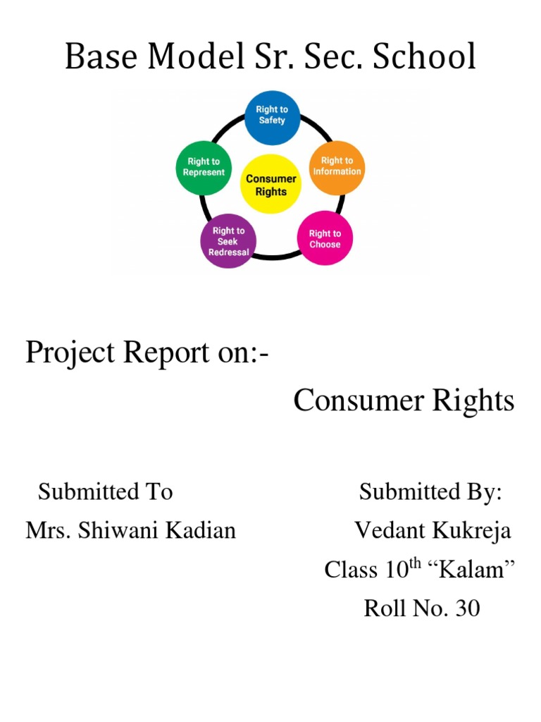 Consumer Rights | PDF | Consumer Protection | Goods