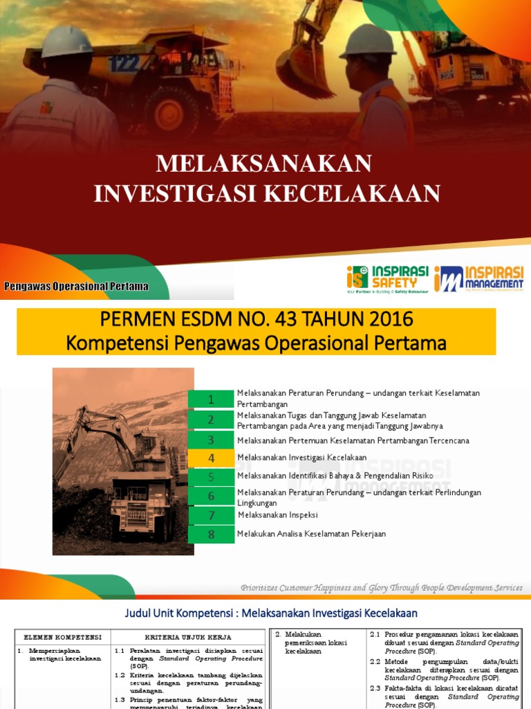 Investigasi Kecelakaan Tambang | PDF