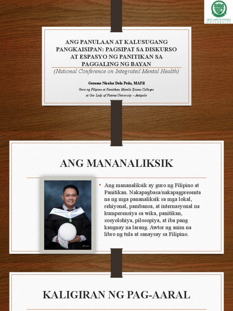 Ang Panulaan at Kalusugang Pangkaisipan | PDF Ang Panulaan at Kalusugang Pangkaisipan | PDF