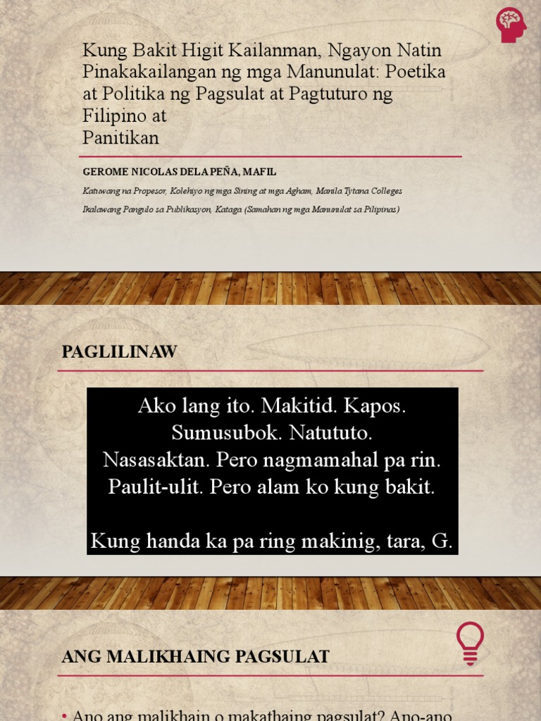 STI - CSG - Webinar - Dela Peña (Pagsulat at Panitikan) | PDF STI - CSG - Webinar - Dela Peña (Pagsulat at Panitikan) | PDF