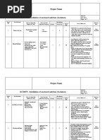 Risk Assessment For Installation of LV Power Cables and Wires | PDF ...
