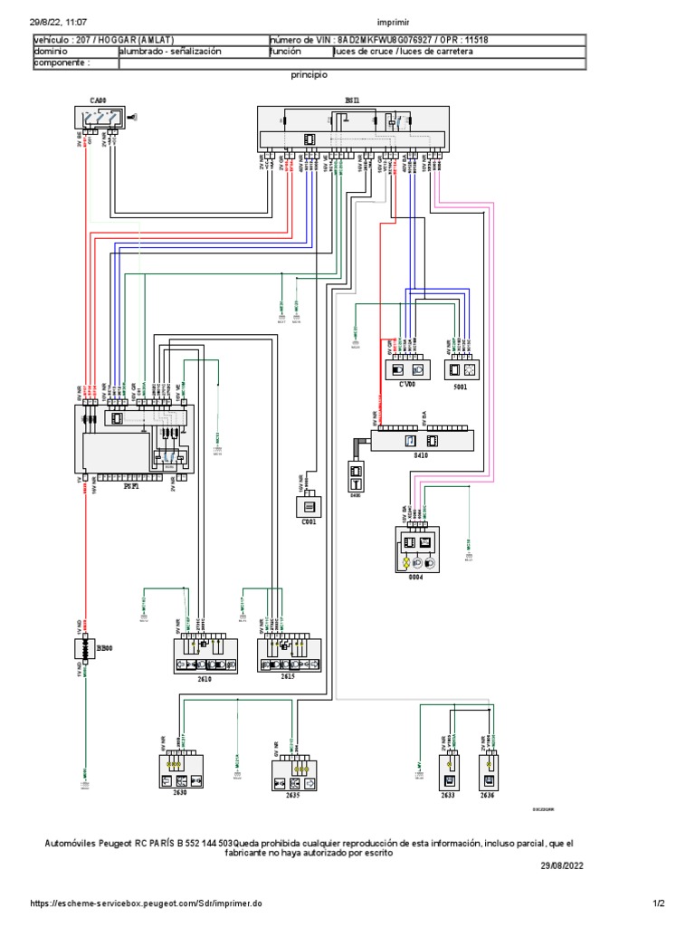 Luces Cruce y Carretera | PDF | Industria automotriz | Industria del vehículo