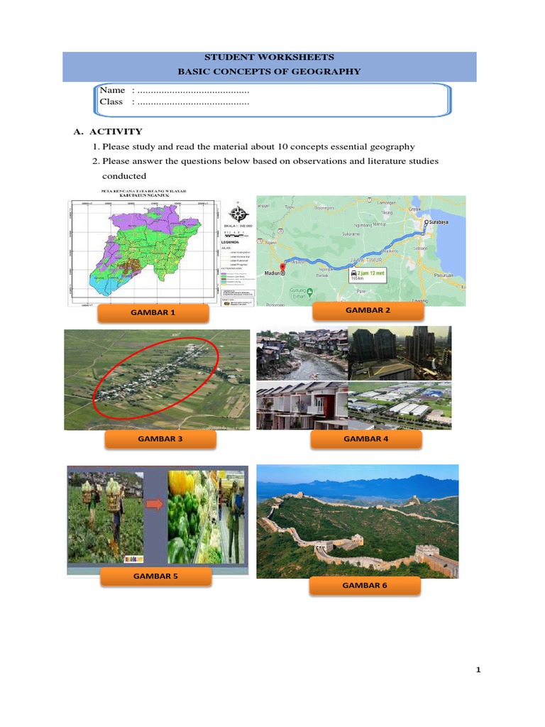 Exercise 10 Concept Esential of Geography | PDF