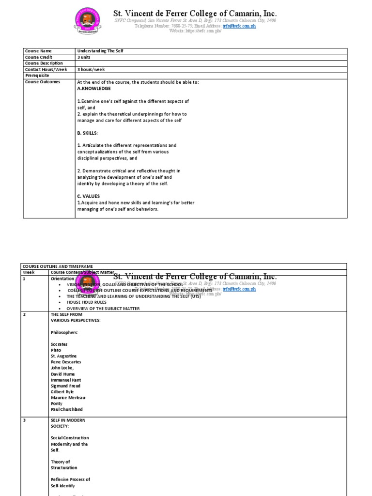 Uts Syllabus | PDF | Learning | Teaching Method
