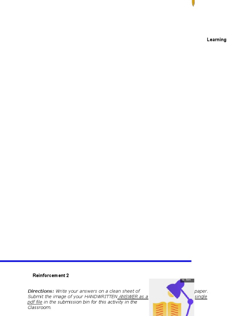 Learning Reinforcement 2 | PDF | Image Scanner | Computing