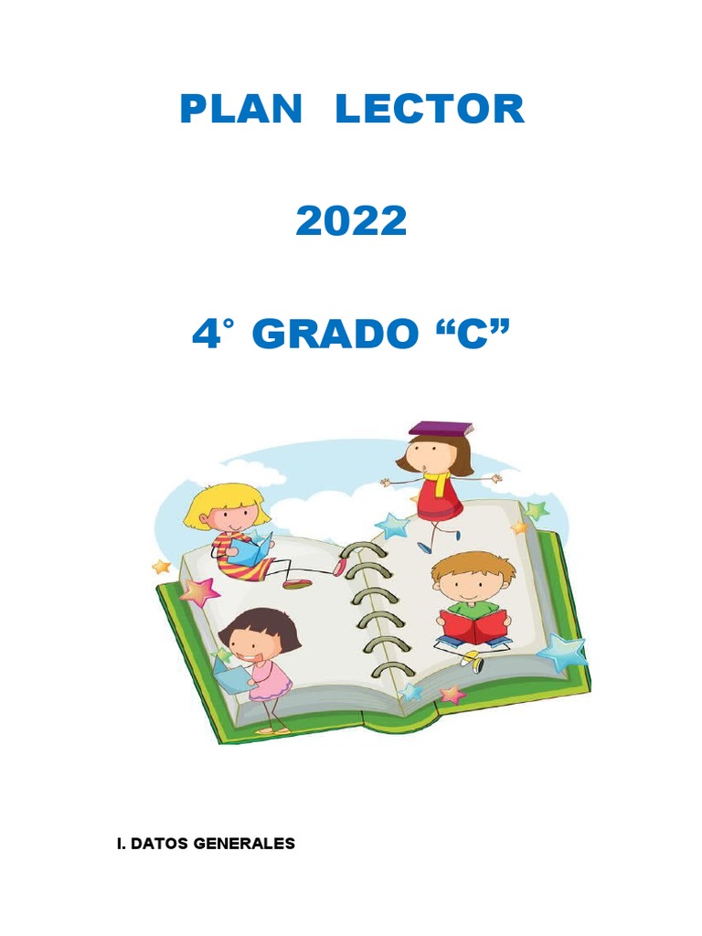 Plan Lector 4° Grado Primaria 2022 | PDF | Maestros | Cognición
