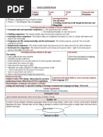 Competency-Based Lesson Plan Sample | PDF