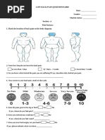 STarT Back Screening Tool | PDF