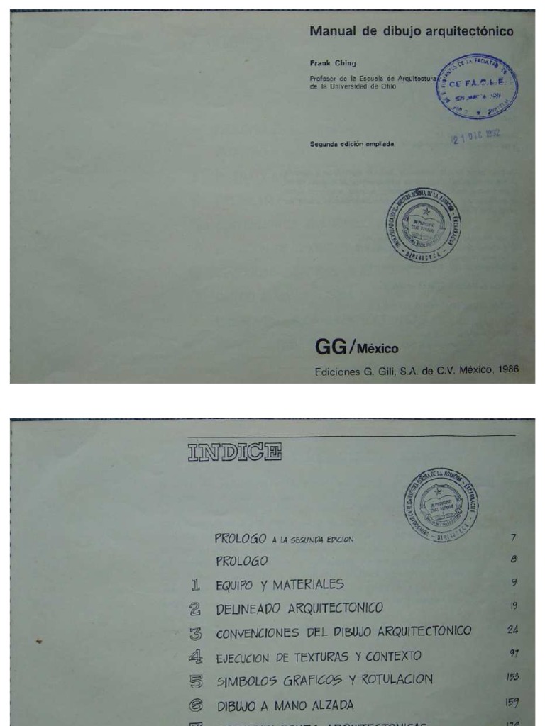Manual Del Dibujo Arquitectonico Francis D K Ching | PDF