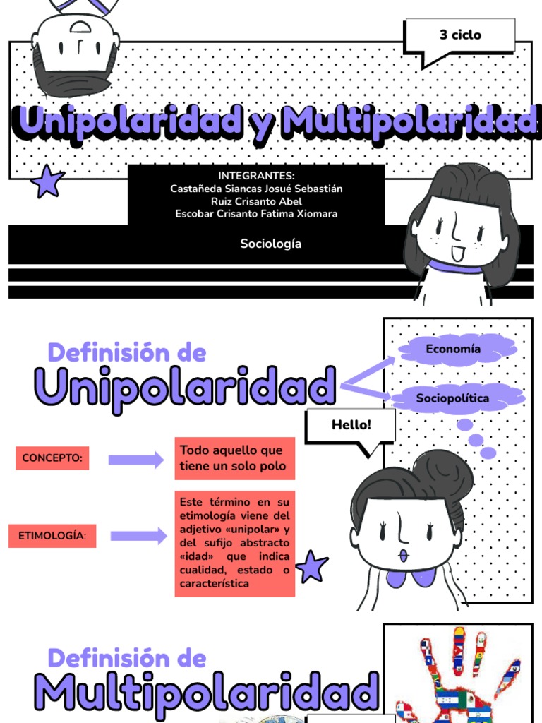 Unipolaridad y Multipolaridad | PDF | Polaridad (Relaciones ...