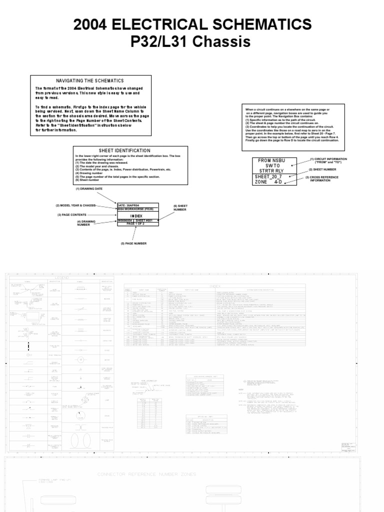 2004 Electrical Schematics: P32/L31 Chassis | PDF