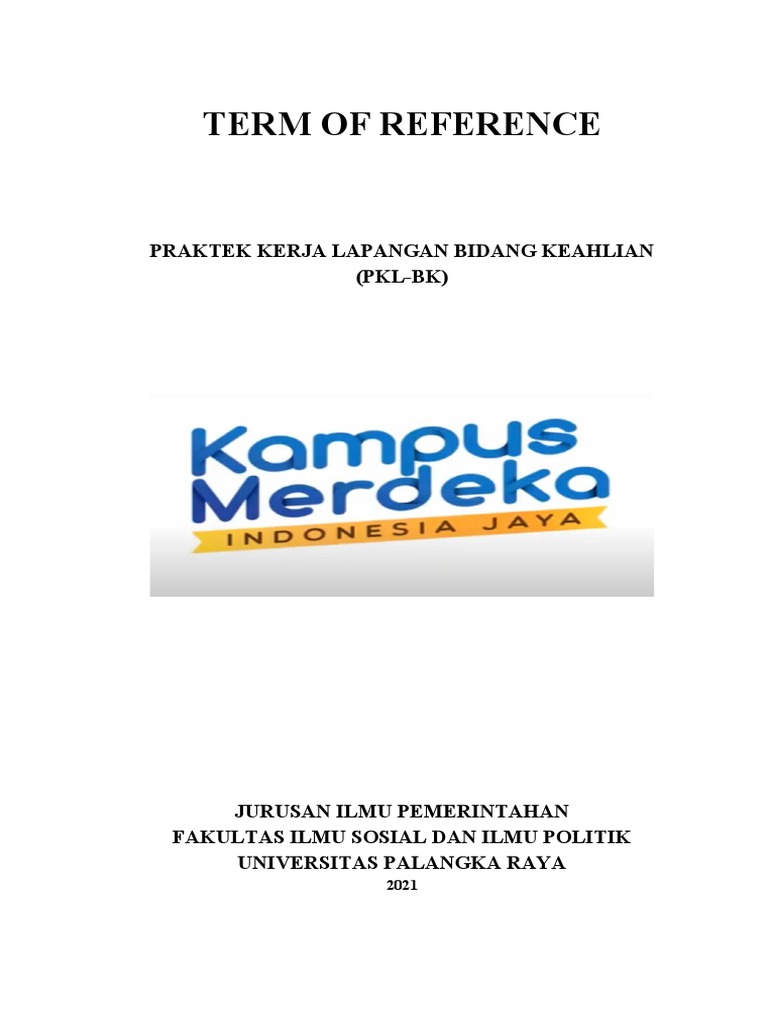 Tor PKL-BK MBKM 2022 | PDF