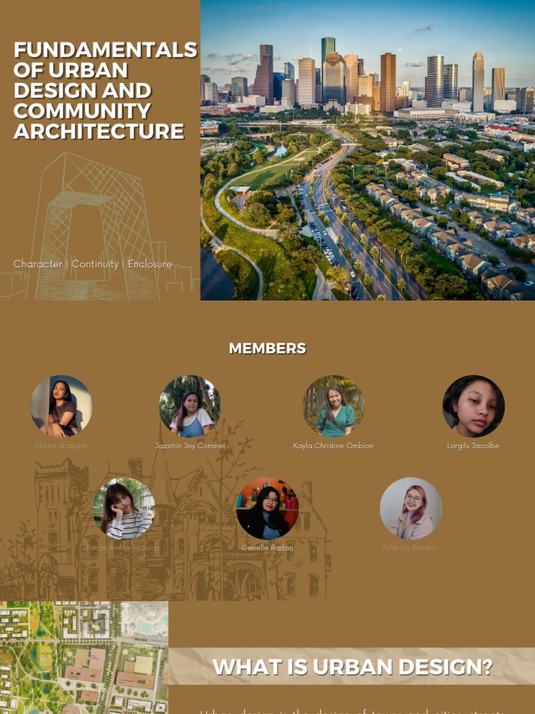Group A_Fundamentals of Urban Design And Community Architecture ...
