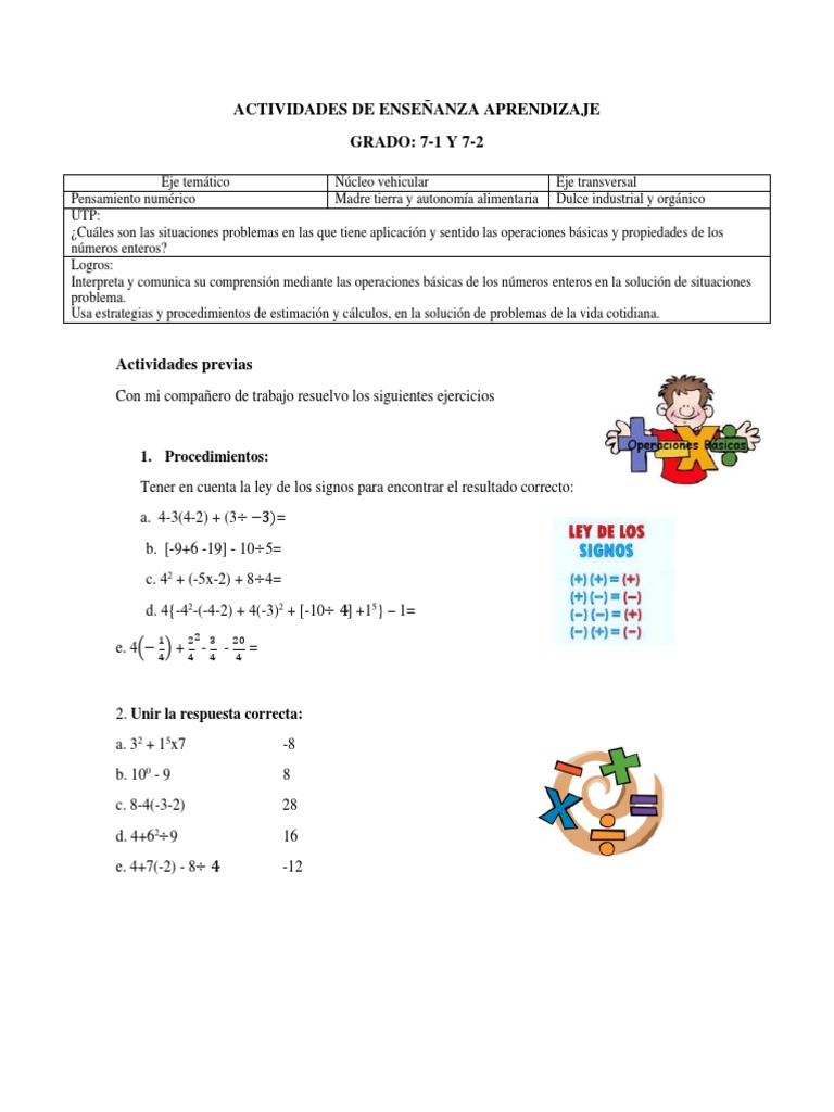 Trabajo 1 POR NUCLEO P. NUMERICO. GRADO 7-1 .... 7..2.ESPACIOS ...
