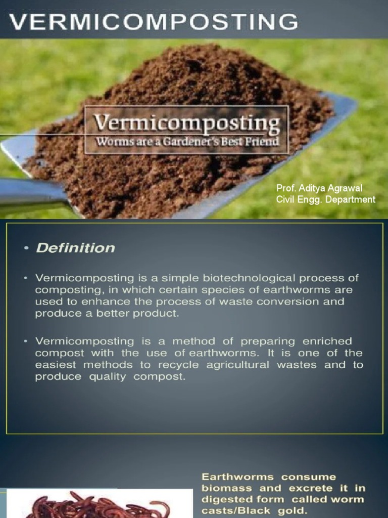 Vermicomposting PPT | PDF