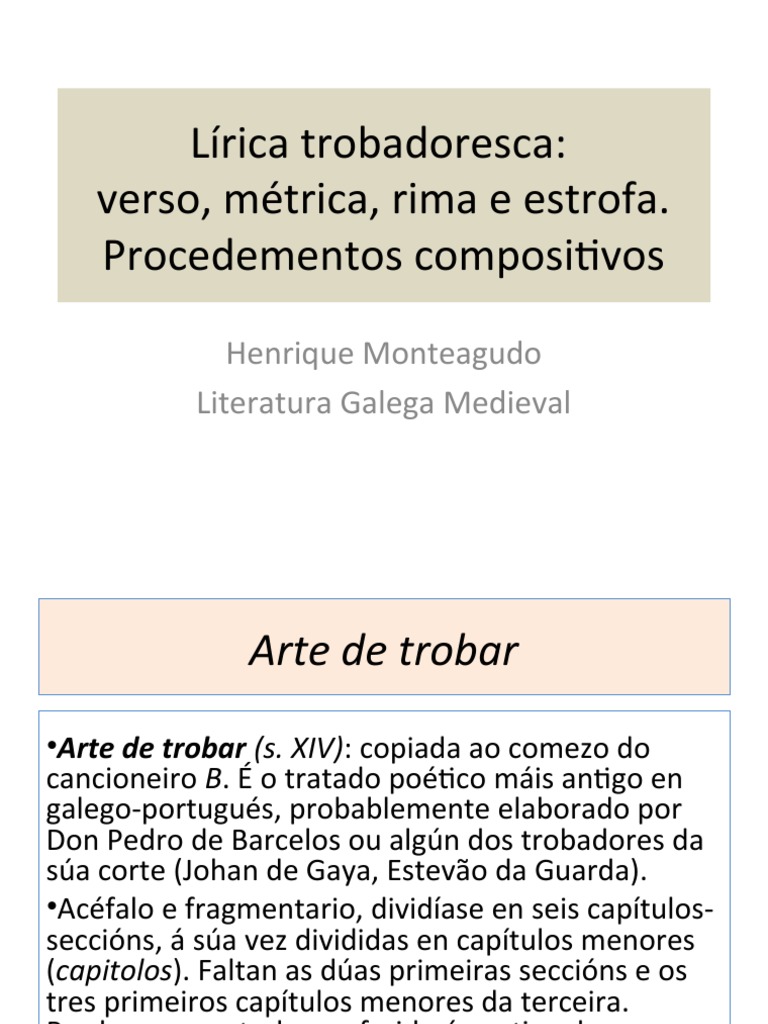 Métrica, Estrofa e Recursos Estilísticos | PDF
