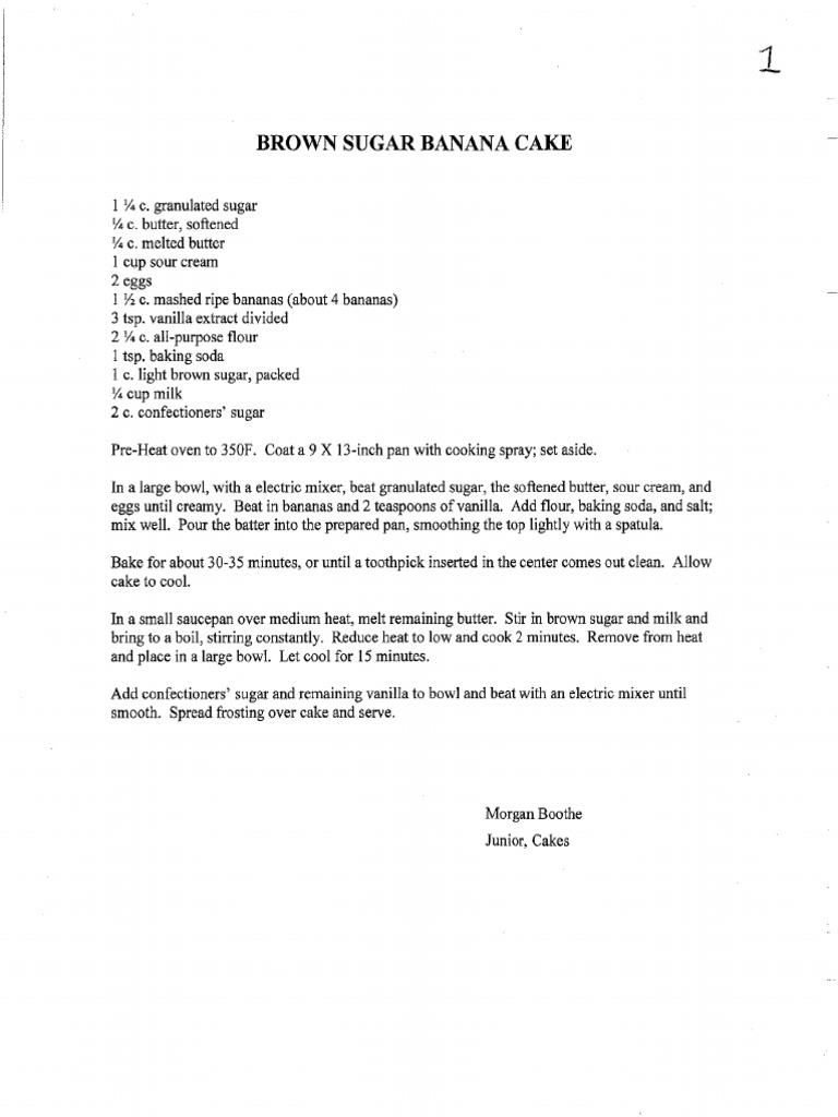 15 Cake Recipes | PDF