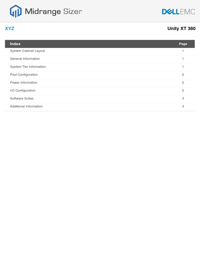 Dell Midrange Sizer | PDF | Computer Data Storage | Flash Memory