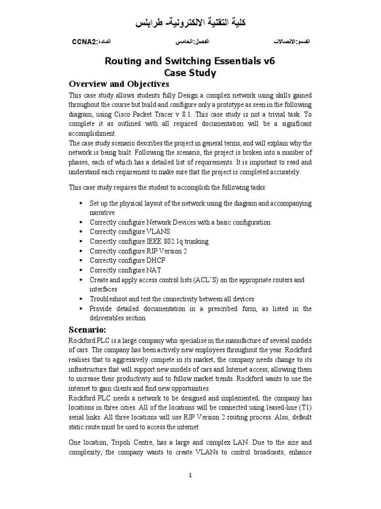 CCNA2 Case Study 2022 | PDF | Ip Address | Router (Computing)