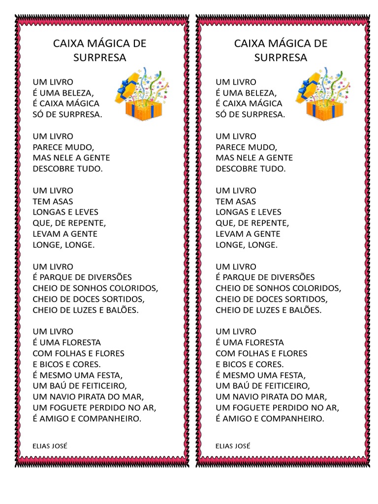 Poema Caixa Magica 210819 214034 | PDF