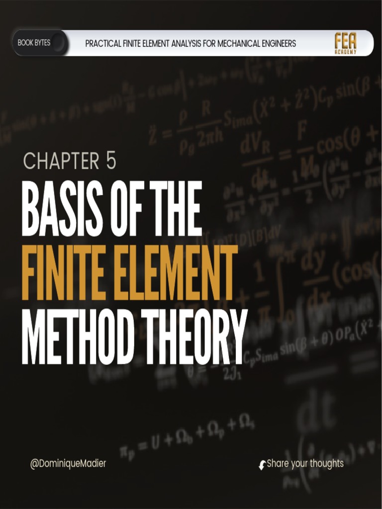 Practical Finite Element Analysis For Mechanical Engineers - Dominique Madier - Ch5 | PDF ...