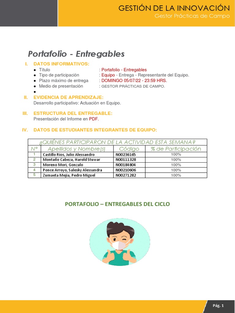 Entregables Practica de Campo | PDF | Innovación | Business