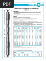 Reamers Metric Size Chart | PDF | Cutting | Metalworking