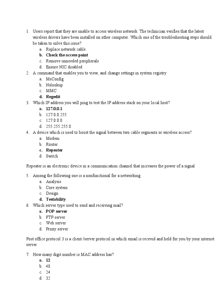Answer 2 Pdf Computer Network Internet Protocol Suite