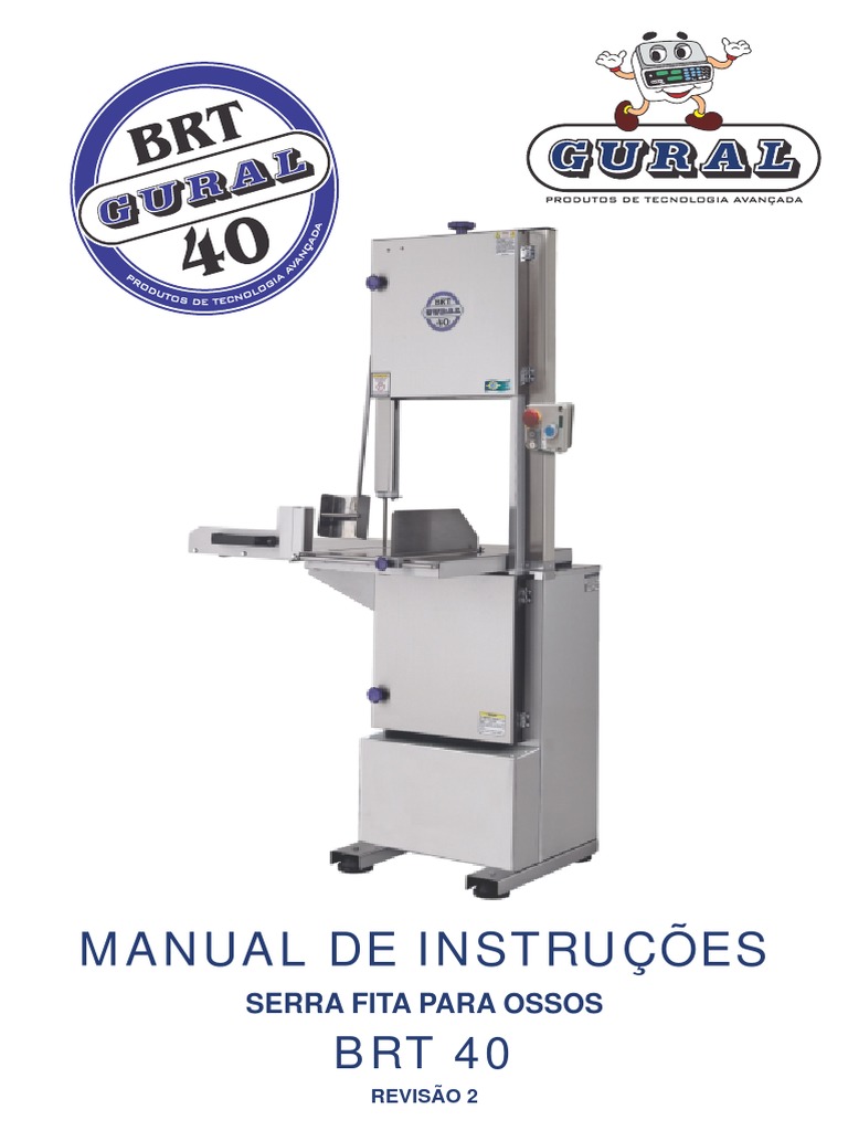 Manual BRT 40 Rev. 2 | PDF | Aço | Aço inoxidável